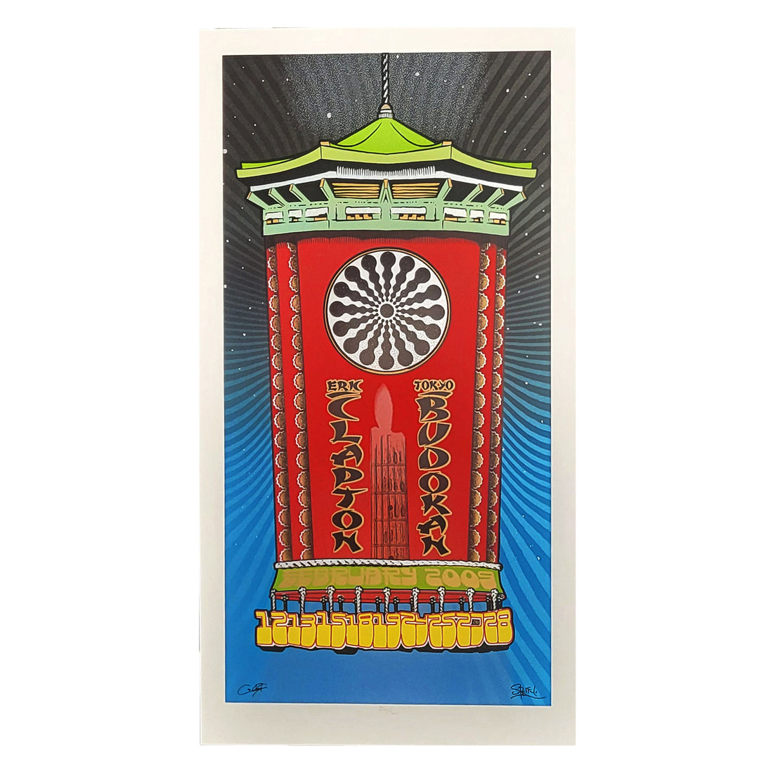 2009 Budokon Japan Poster – Eric Clapton